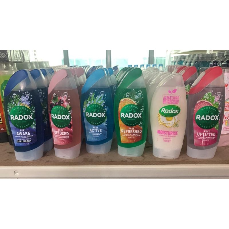 (UK) Radox Mineral Therapy Shower Gel Mandian Aroma Terapi Spa Radox ...