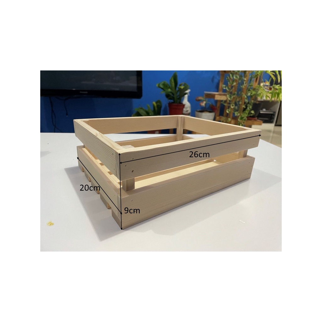 New Pine Wooden Gift Box / Tray Box / Kotak Hantaran / Kotak Kayu ...