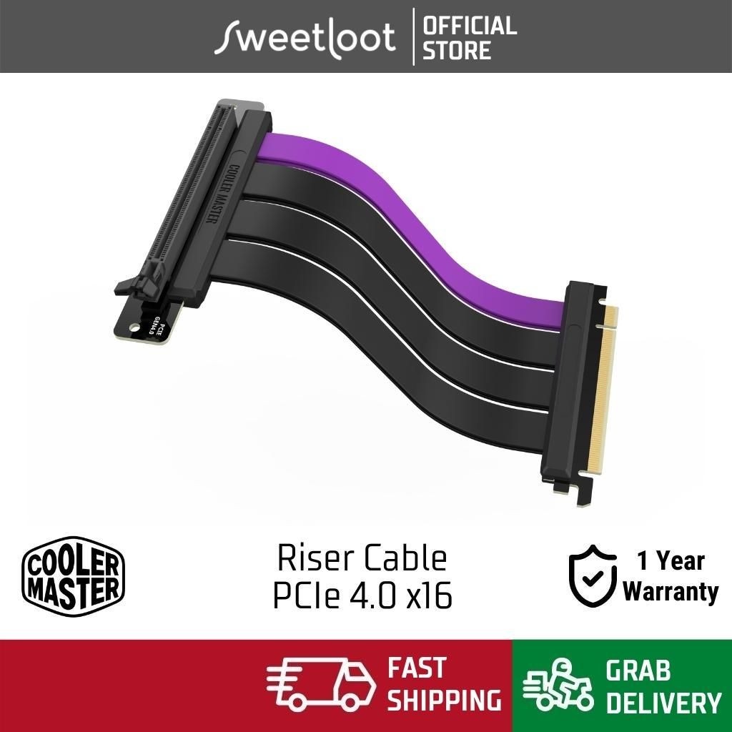 Cooler Master Riser Cable PCIe 4.0 x16 200m / 300m Universal and ...