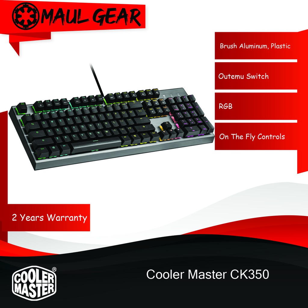 Cooler Master MasterKeys CK350 Gaming Keyboard | Shopee Malaysia