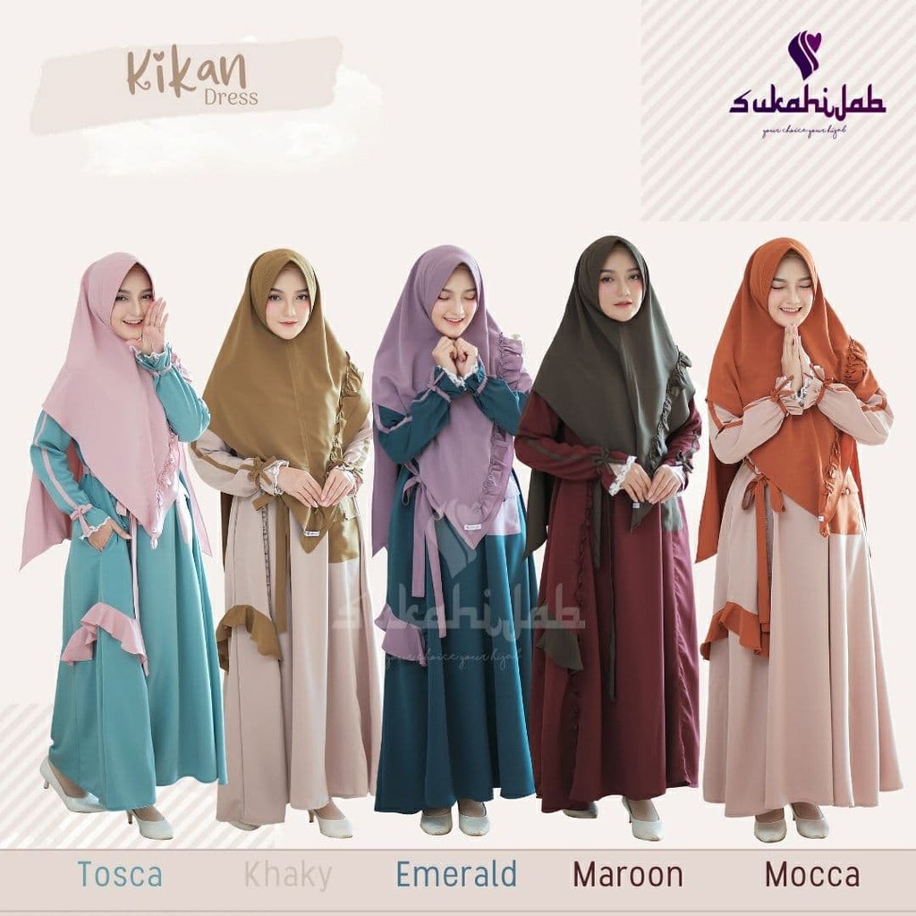 Kikan by Likan HIJAB (only dress) | Shopee Malaysia