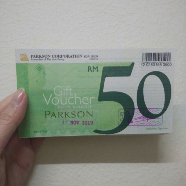 Parkson Cash Voucher RM50 | Shopee Malaysia