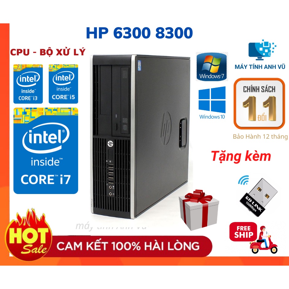 Compact HP 6300 8300 SFF computer Case for office, study and gaming ...