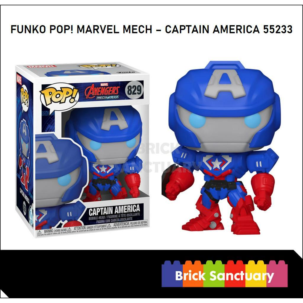 FUNKO POP! Marvel: Marvel Mech - Captain America (55233) | Shopee Malaysia