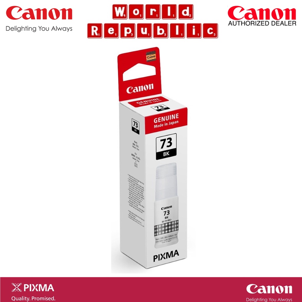Canon Ink Cartridges - GI73 GI-73 (Black / Grey / Cyan / Magenta ...