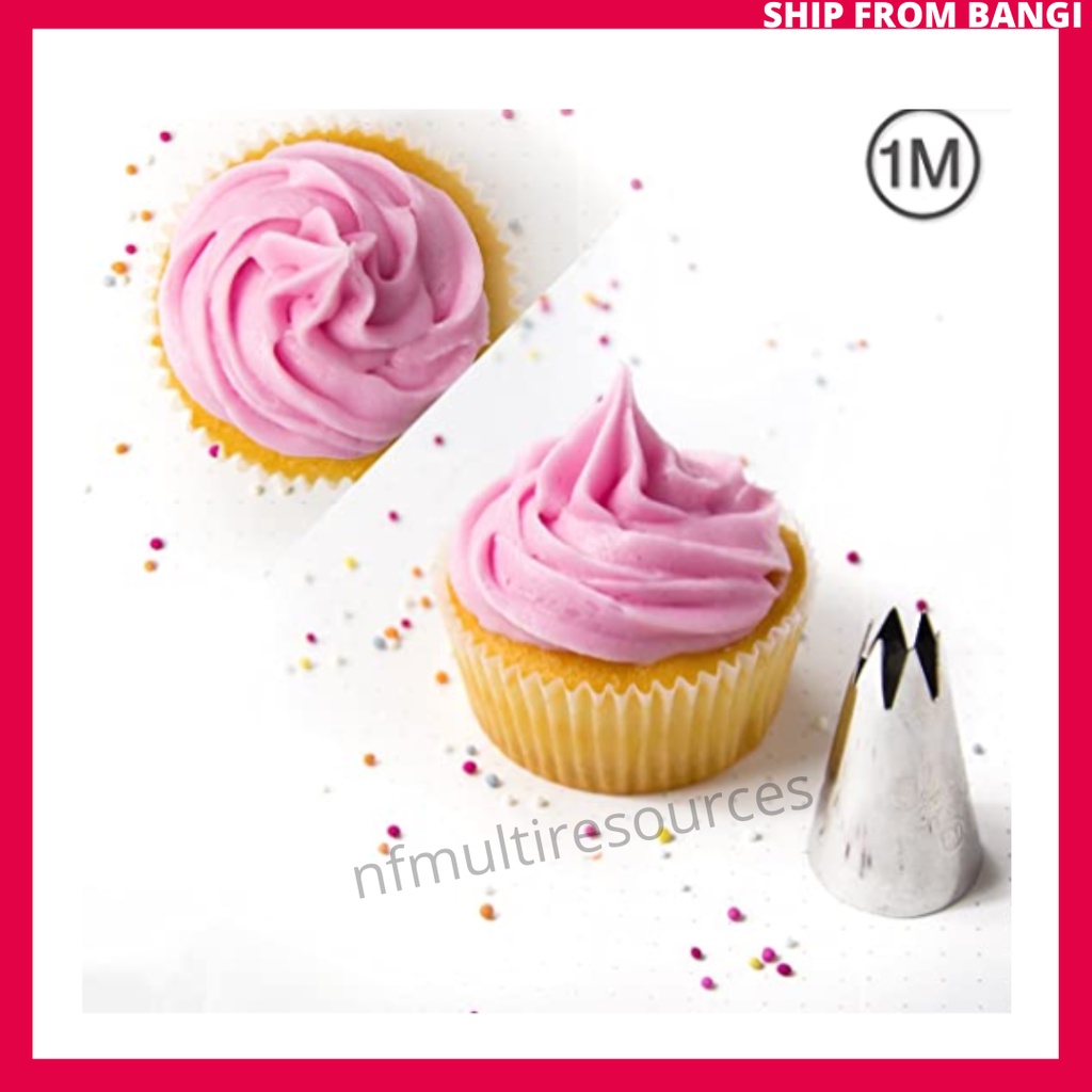 Nozzle Icing Piping Cake Decoration Tips Deco Churros Acuan Swiss Tart ...