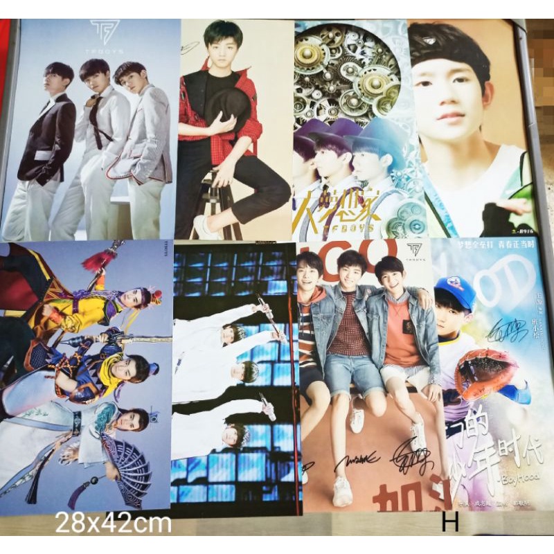 Cpop Tfboys poster海报 | Shopee Malaysia