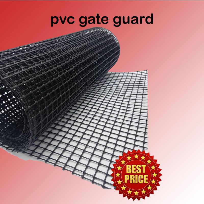 OCEAN UV RESISTANT PVC GATE GUARD MESH Black / WIRE MESH 15mm ( 5meter ...