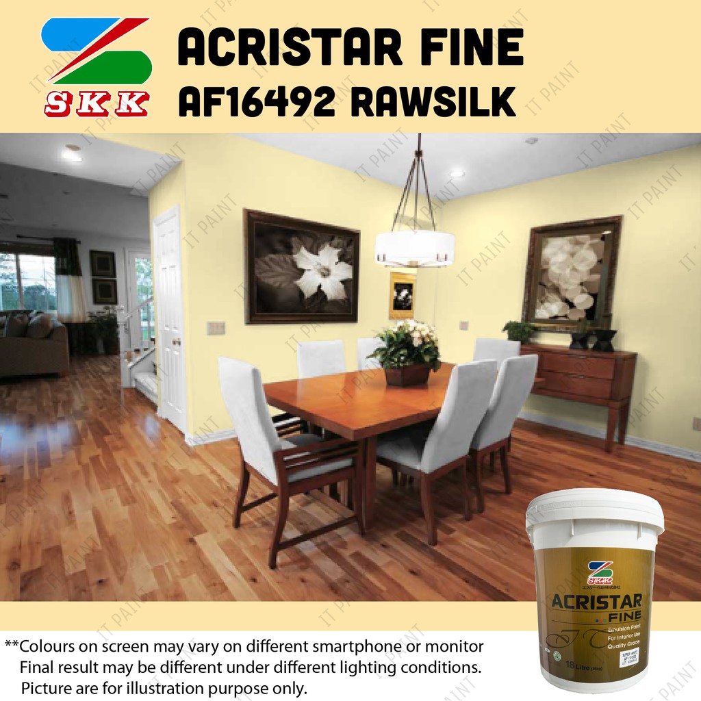 [18 Liter] SKK Acristar Fine Emulsion Paint for Interior Wall and ...
