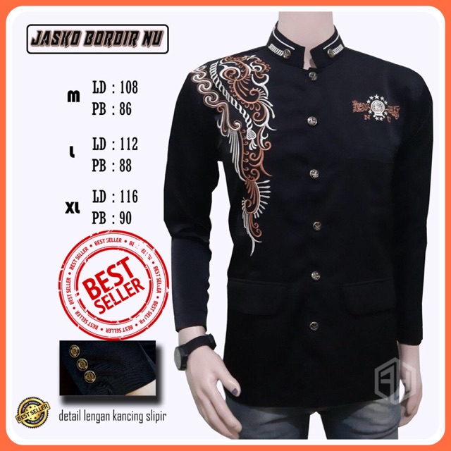 JASKO EMBROIDERY NU / JASKO NU / MEN MUSLIM CLOTHES / KOKO MEN CLOTHES ...