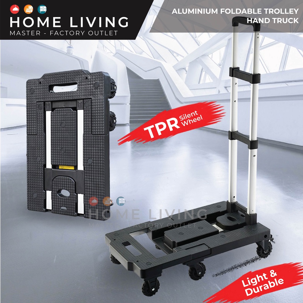 155kg Foldable Portable Aluminum Trolley Quality Mini Hand Truck ...