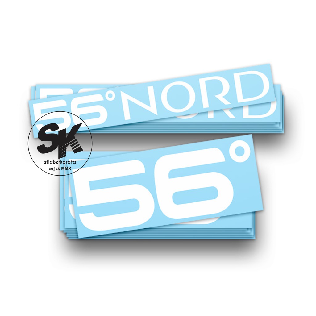 Sticker Kereta 56º Nord Sticker Cutting | Shopee Malaysia