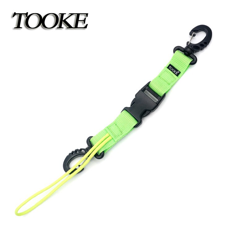 Scuba Diving Snappy Coil springs Camera Lanyard Spiral With Ring Dive ...