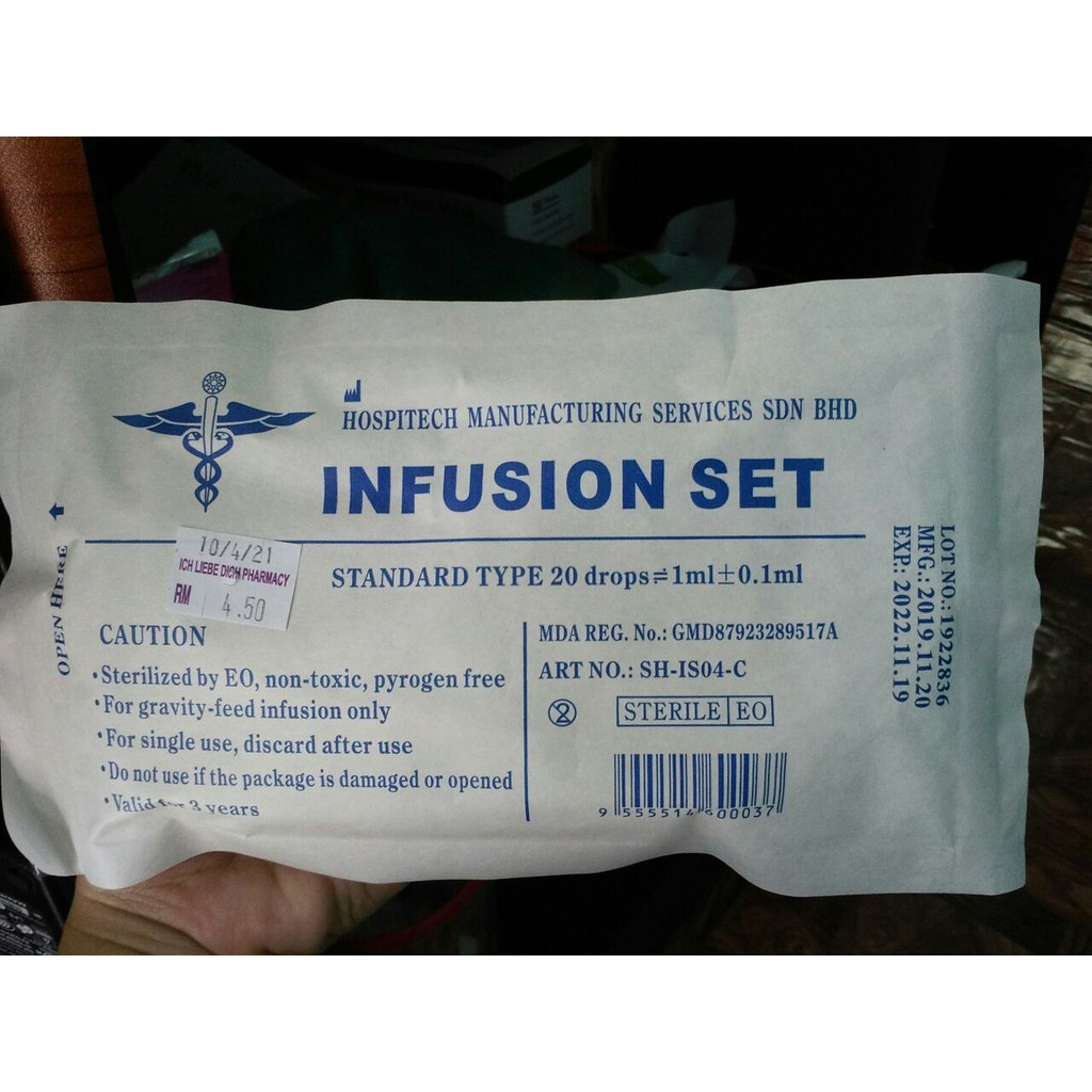 HOSPITECH INFUSION SET (EXP:19/11/22) | Shopee Malaysia