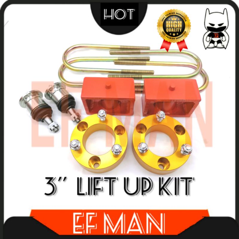 4X4 LIFT UP KIT 3'' 38MM SPACER REAR BLOCK BALL JOINT HILUX RANGER ...