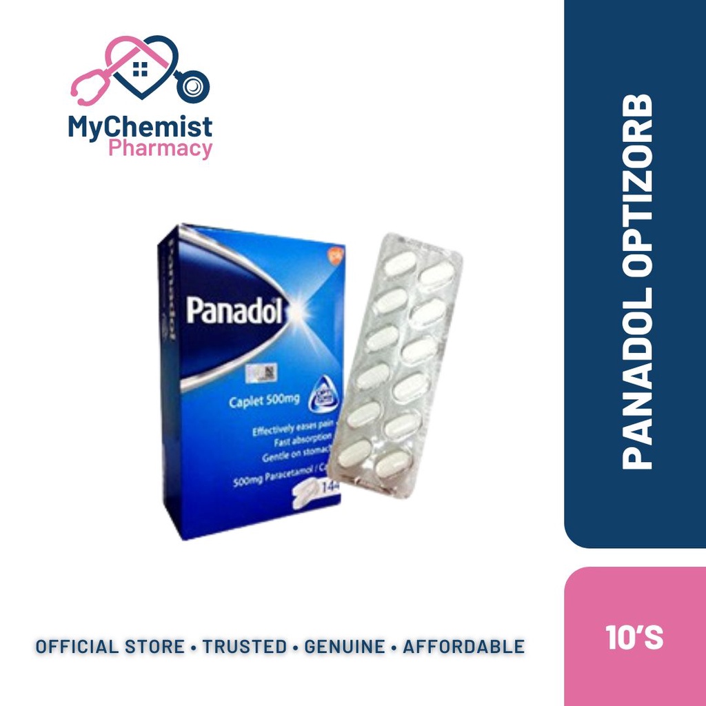 Panadol Caplet Optizorb 12’s (Pain Relief / Headache / Fever) | Shopee ...