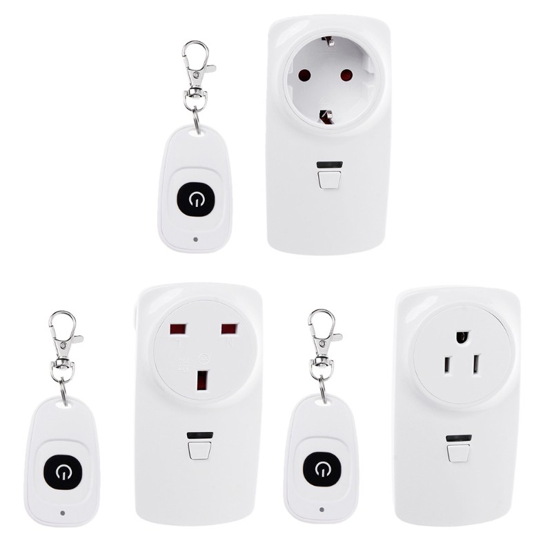 Universal Wireless Remote Control Power Socket Outlet For Household ...