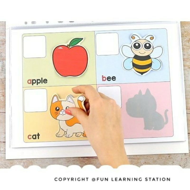 004-Preschool Alphabet Beginning Sound Activity-Busy Book | Shopee Malaysia