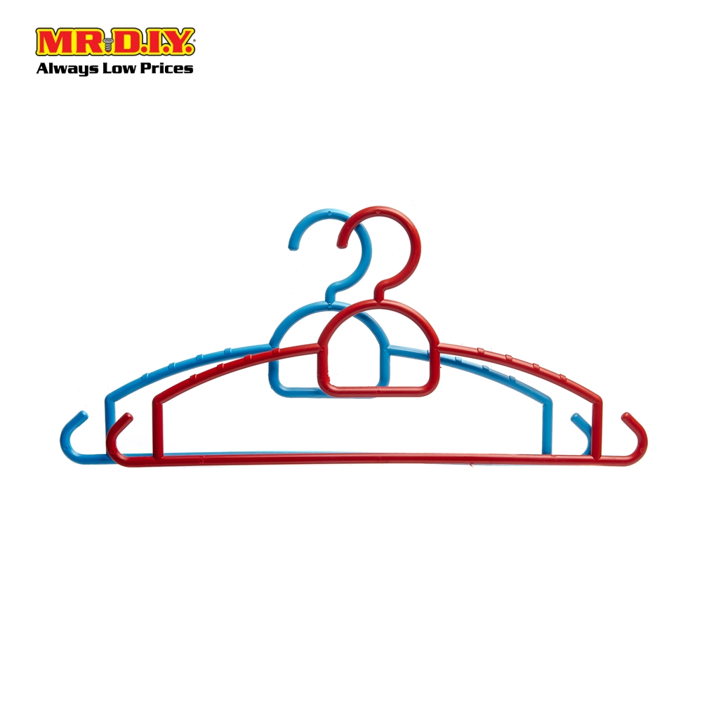 (MR.DIY) 6pcs Plastic X-Ware Clothes Hanger (H17.5xL36cm) | Shopee Malaysia