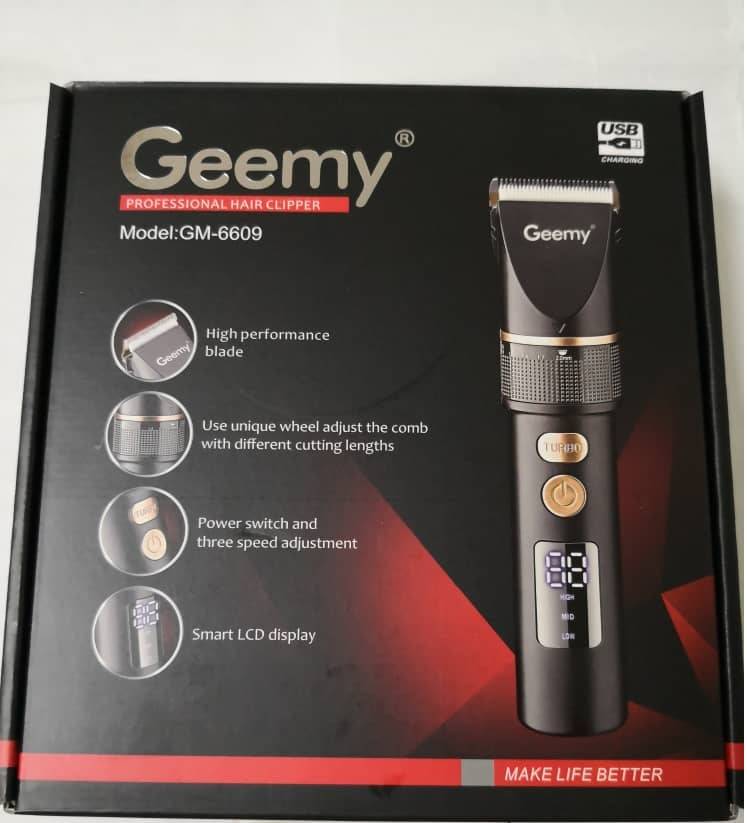 Geemy GM-6609 Professional Hair Clipper | Shopee Malaysia
