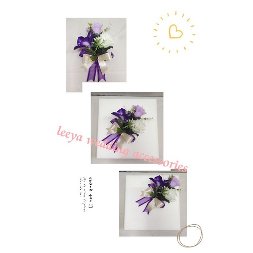 bunga hantaran (dark purple+light purple+creamgreen) | Shopee Malaysia