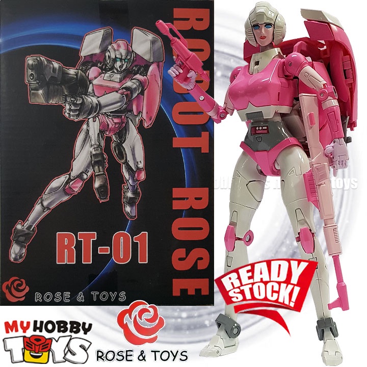 Rose Toys Transformable Robot - RT01 Robot Rose ( KO Masterpiece G1 Arcee MP MP51 MP-51 ) RT-01 ...
