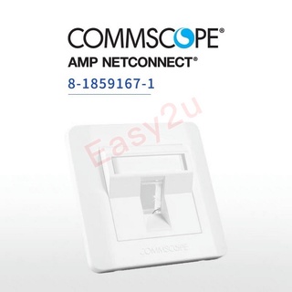 Commscope AMP CAT5E/CAT6 1Port 2 Ports Faceplate 45Degree Angle Type ...