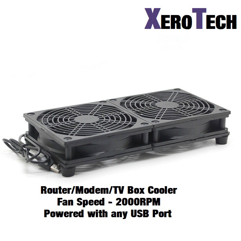 240mm 1200RPM/1800RPM USB Powered Cooling Fan/Cooler for Router/Modem ...