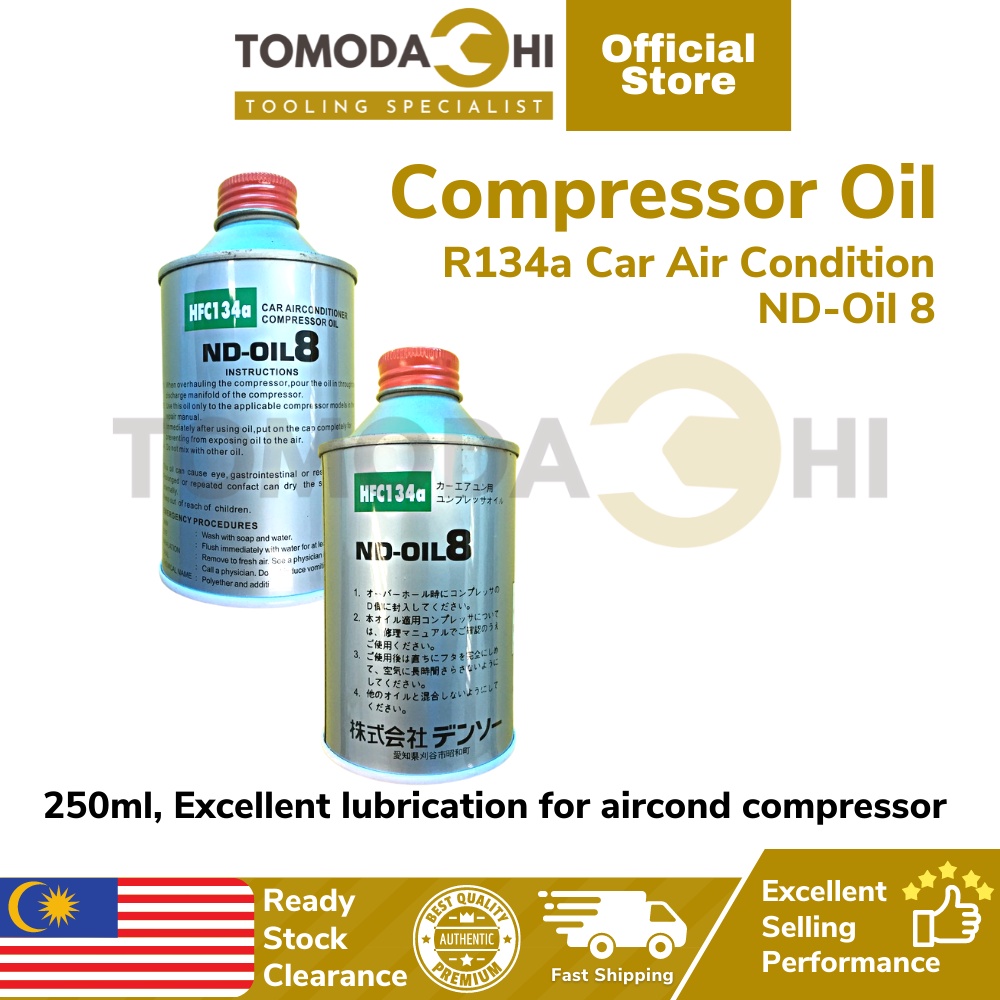 TOMODACHI ND Oil 8 DENSO Aircond Compressor Oil R134a Car Air ...