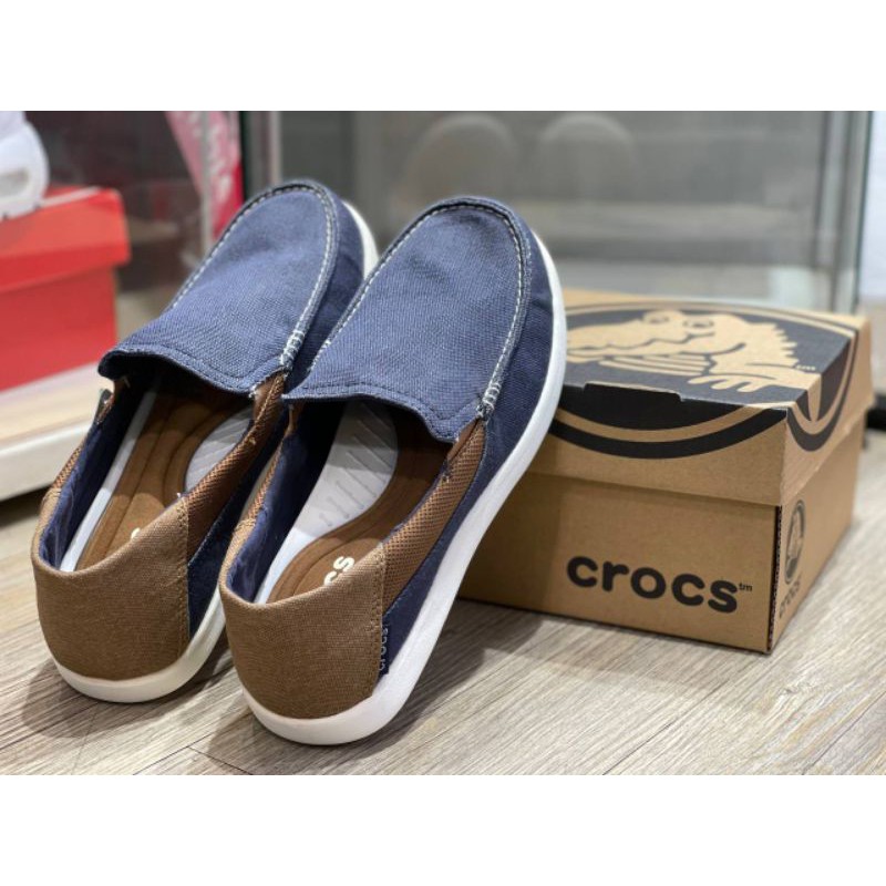 Kasut Loafers Crocs Shoes Santa Cruz 2 Luxe | Shopee Malaysia