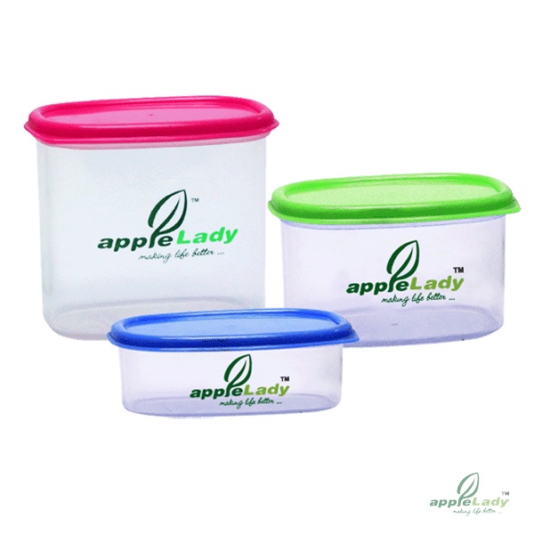 🔥【READY STOCK】🔥 APPLE LADY BPA Free Multipurpose Round Container Food ...