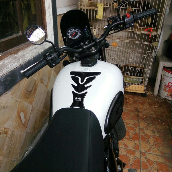Kawasaki W175 Embossed Stickers Package (tank pad And Emblem) | Shopee ...