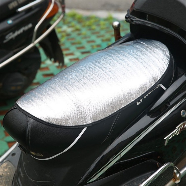 Sun Reflective Motorcycle Seat Cover Aluminum Foil Motor Waterproof ...