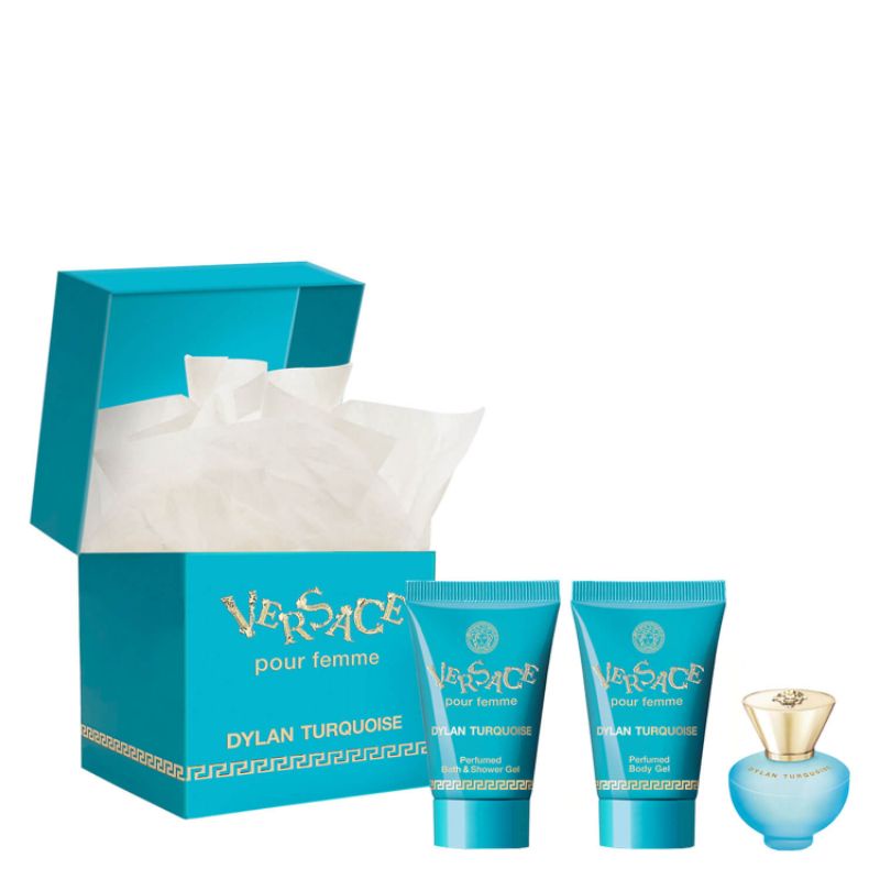 Versace Dylan Blue Turquoise Miniature Set | Shopee Malaysia