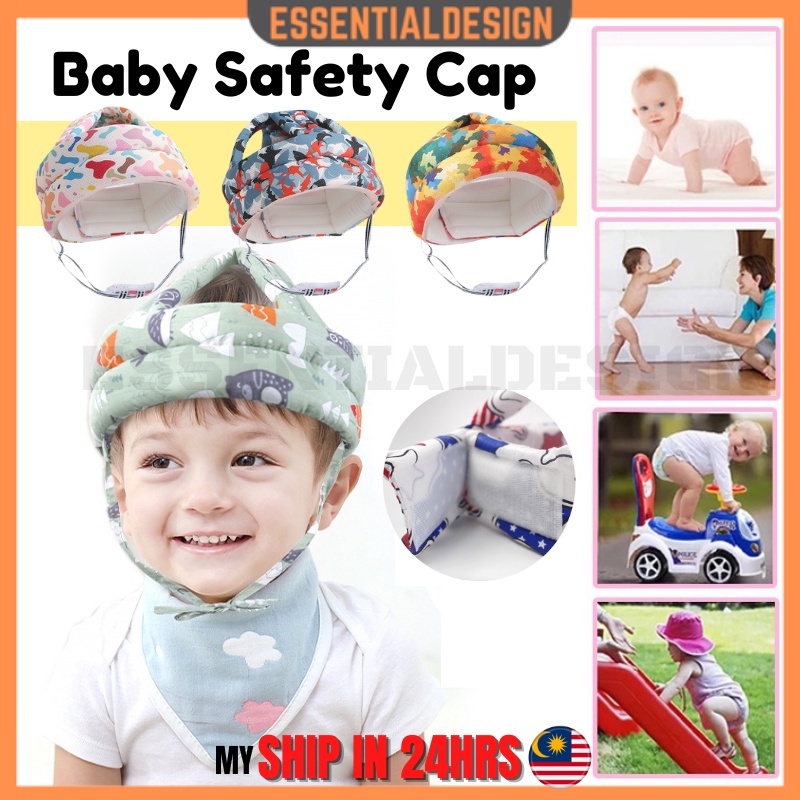 Baby Safety Cap Infant Helmet Head Protection Soft Headguard Security ...