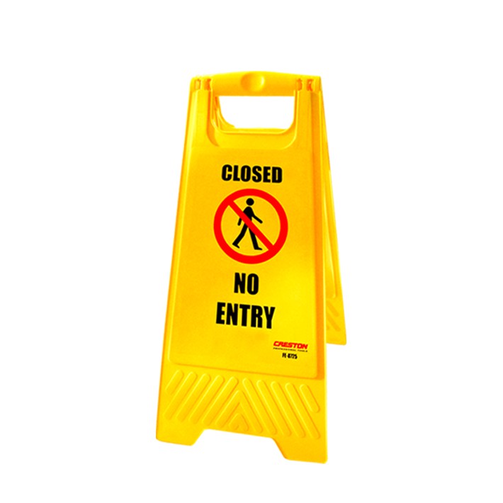 CRESTON PVC Floor Sign No Entry | Shopee Malaysia
