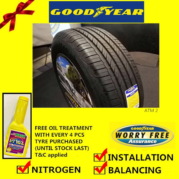 Goodyear Assurance TripleMax 2 Tyre Tayar Tire (with installation) 195 ...