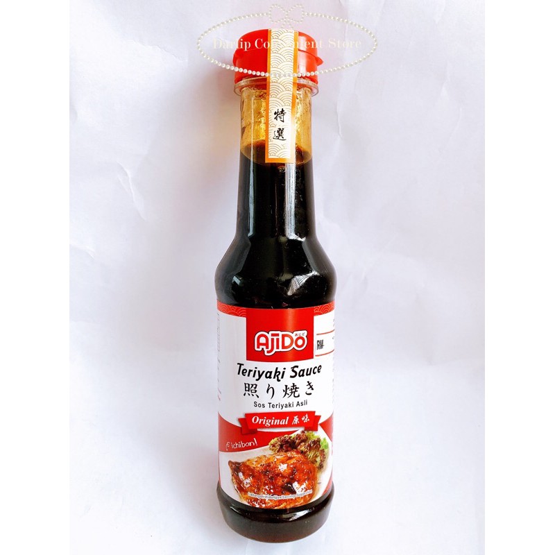Ajido Teriyaki Sauce Sos Teriyaki Asli Original/ Bonito 400g | Shopee ...