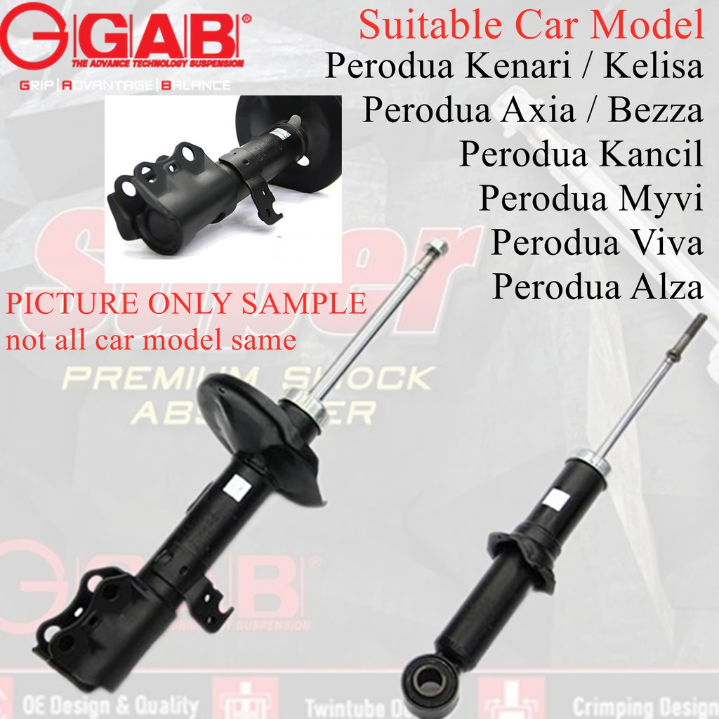 GAB Absorber - Perodua Alza / Axia / Bezza / Kancil / Myvi / Viva ...