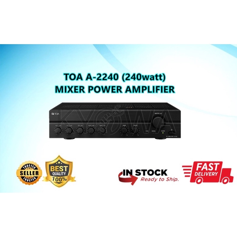 (READY STOCK) TOA A2240H 240 Watt Mixer Amplifier | Shopee Malaysia