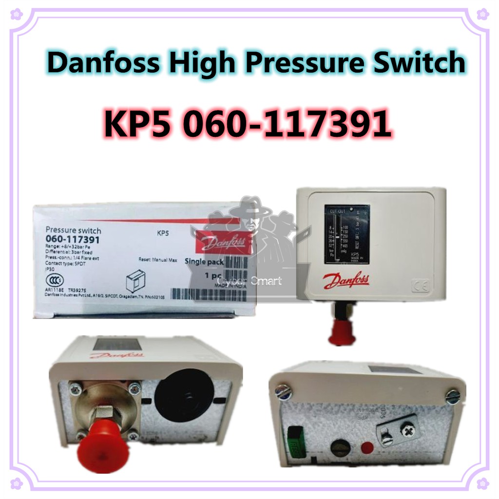 [Ready Stock]Danfoss High Pressure Switch- KP5 060-117391 | Shopee Malaysia