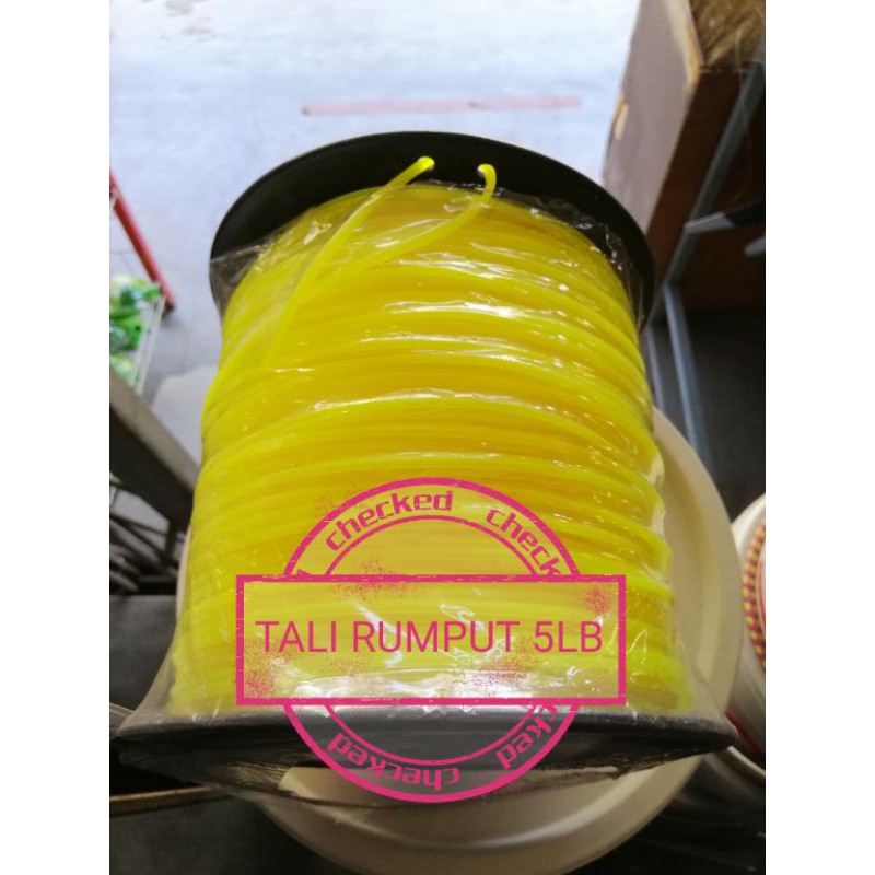 Tali Rumput 5LB Yellow Nylon Trimmer Line Grass Cutter 2.4mm | Shopee Malaysia