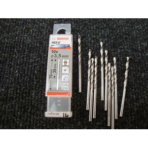 BOSCH HSS-G METAL DRILL BIT (10PCS/PACK) 1.0mm - 4.5mm | Shopee Malaysia