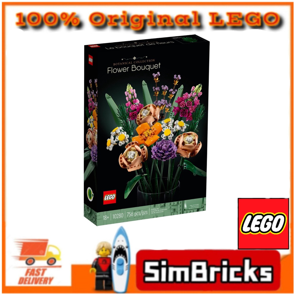 (SimBricks) Lego 10280 Flower Bouquet | Shopee Malaysia