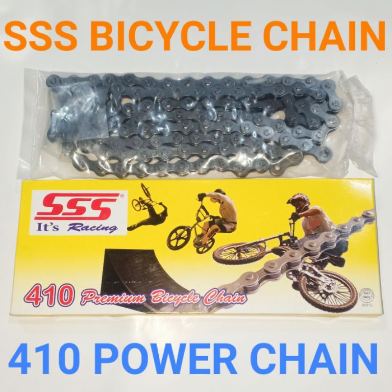 SSS racing chain 410 104L bicycle single speed chain RANTAI BASIKAL ...