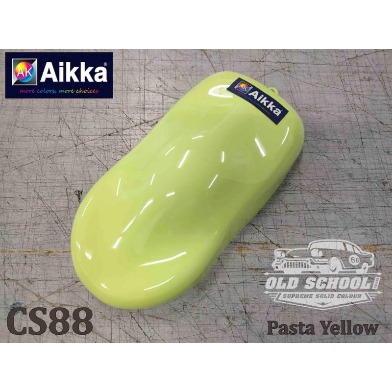 CS 88 PASTA YELLOW - Aikka Old School Solid Colour cs88 | Shopee Malaysia