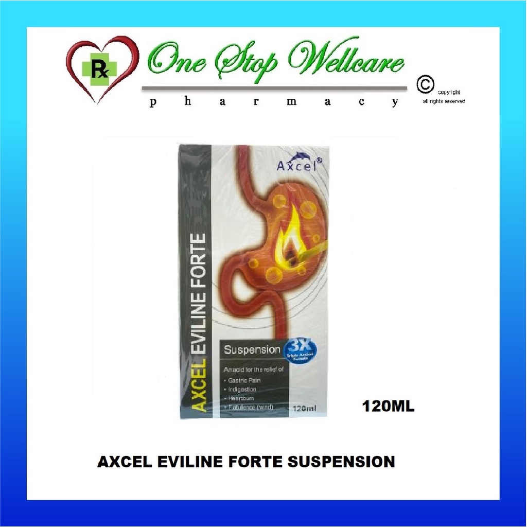 AXCEL EVILINE FORTE SUSPENSION 120ML (EXP: 06/2026) | Shopee Malaysia