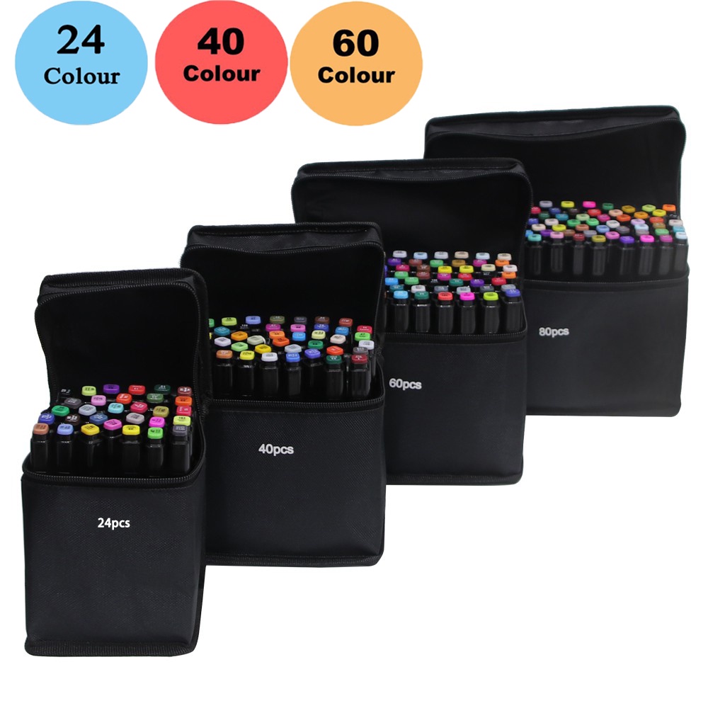 24/40/60 colour Touch Art Marker Pen Painting Children's Painting Pen ...