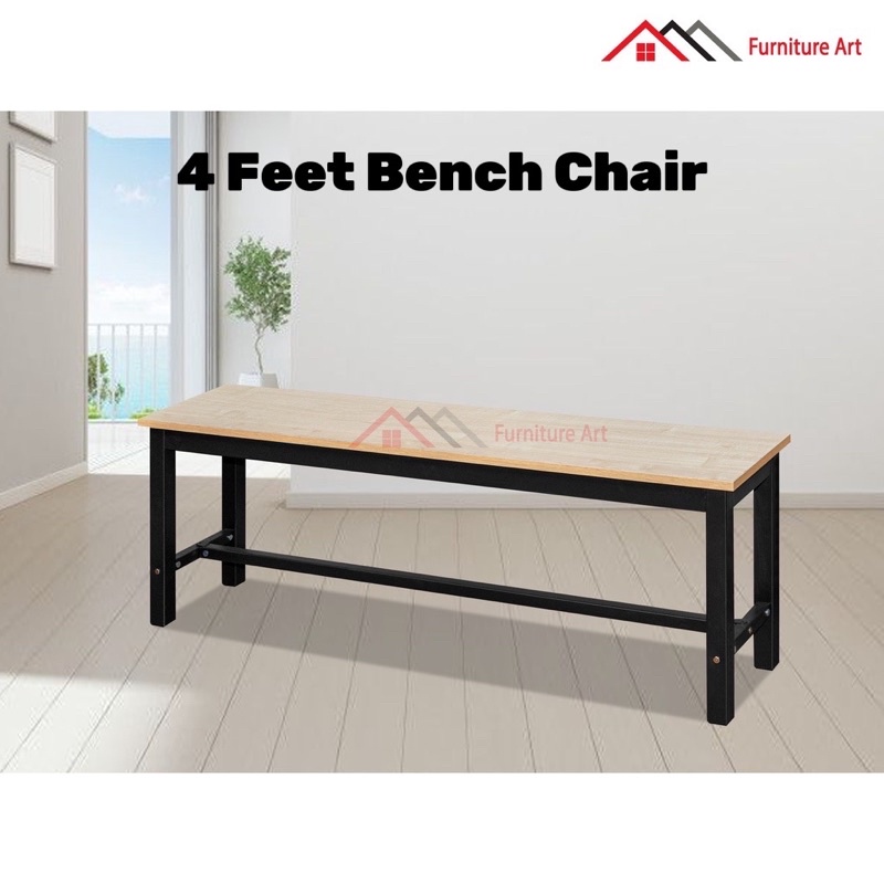 [Ready Stock] 4 Feet Long Bench /Indoor Bench /Long Stool /Bangku ...