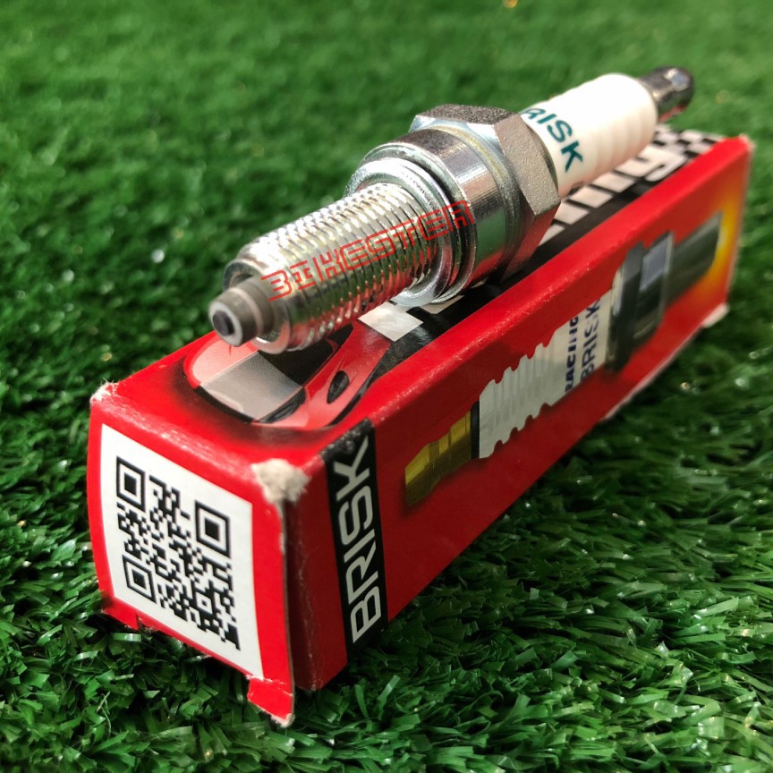 BRISK SILVER RACING SPARK PLUG FOR NVX 155 AEROX /NMAX CBR150R/ LC135 ...